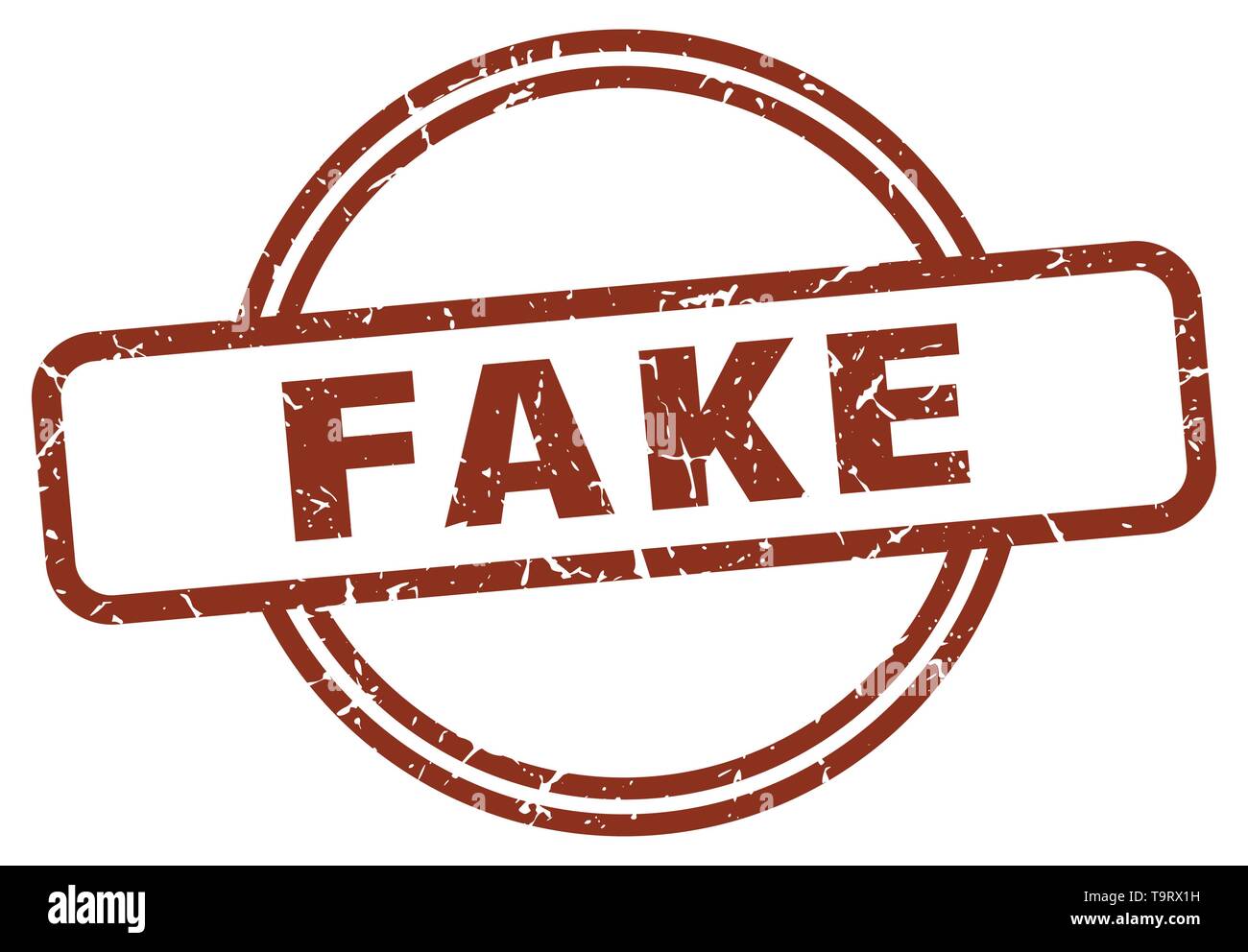 fake stamp isolated on white Stock Vector Image & Art - Alamy