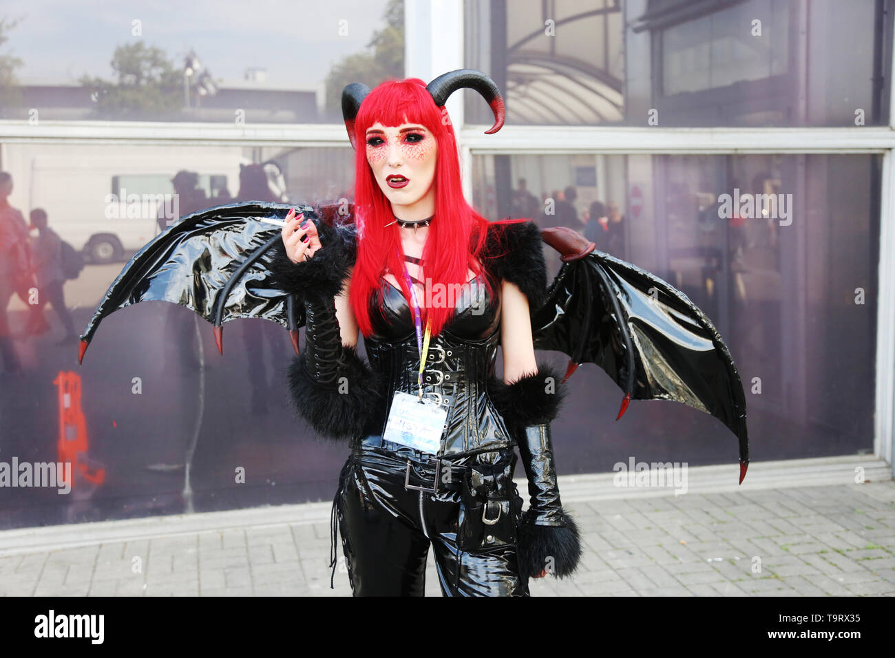 Participant of the 19th edition of the Pyrkon Fantasy Festival, which ...