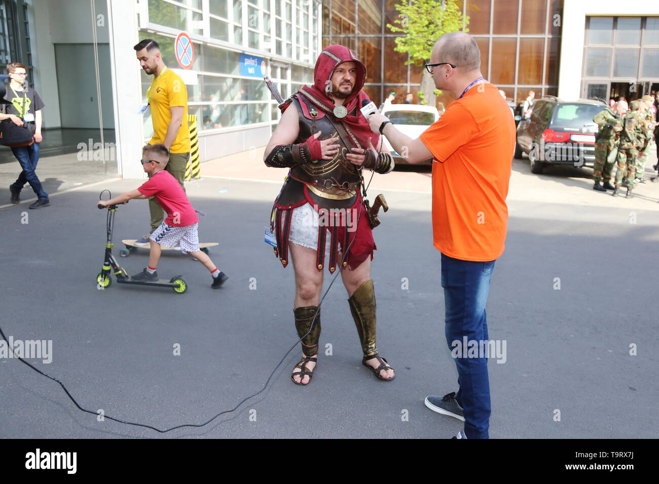 Participant of the 19th edition of the Pyrkon Fantasy Festival, which ...