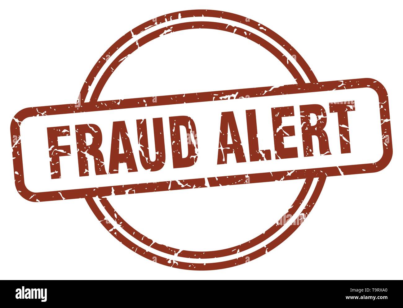fraud alert stamp isolated on white Stock Vector Image & Art - Alamy