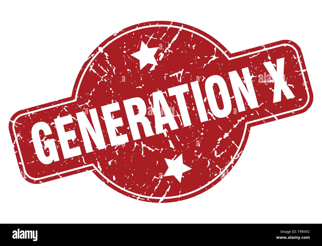 generation x vintage stamp. generation x sign Stock Vector Image & Art ...