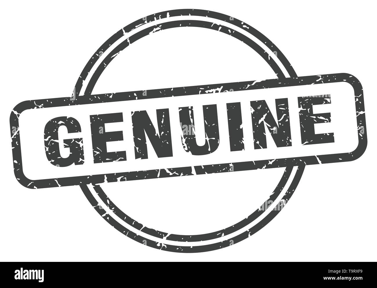 genuine vintage stamp. genuine sign Stock Vector Image & Art - Alamy