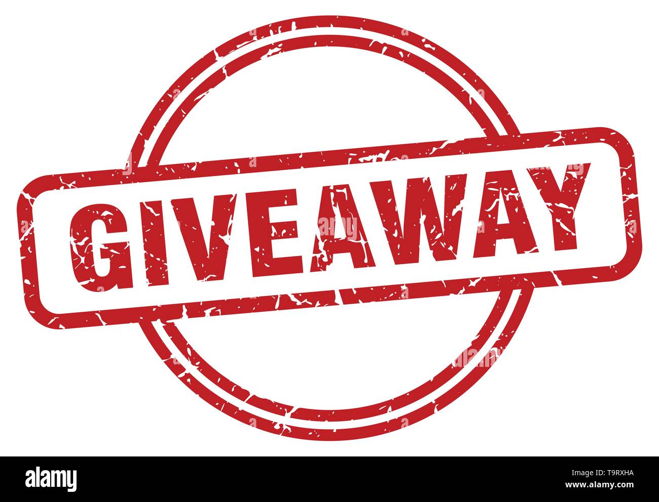 giveaway round vintage grunge stamp Stock Vector Image & Art - Alamy