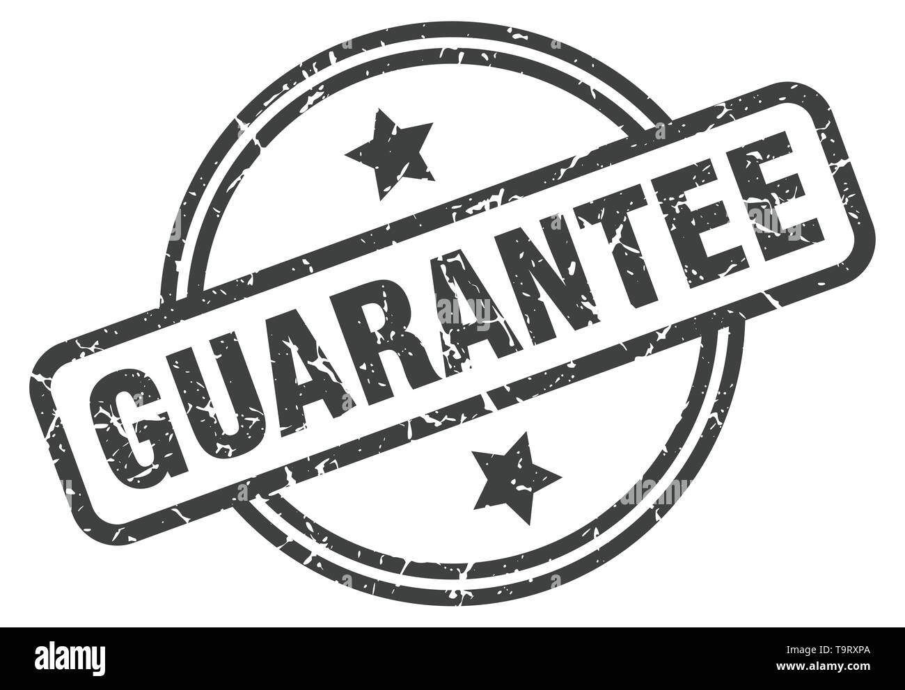 guarantee stamp isolated on white Stock Vector Image & Art - Alamy