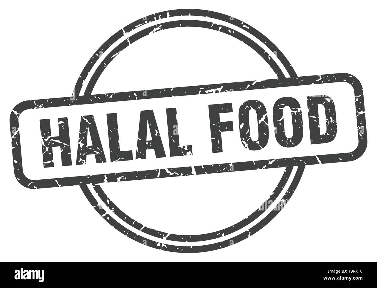 halal food vintage stamp. halal food sign Stock Vector Image & Art - Alamy