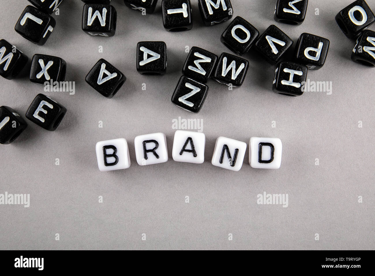Alphabet branding business hi-res stock photography and images - Alamy
