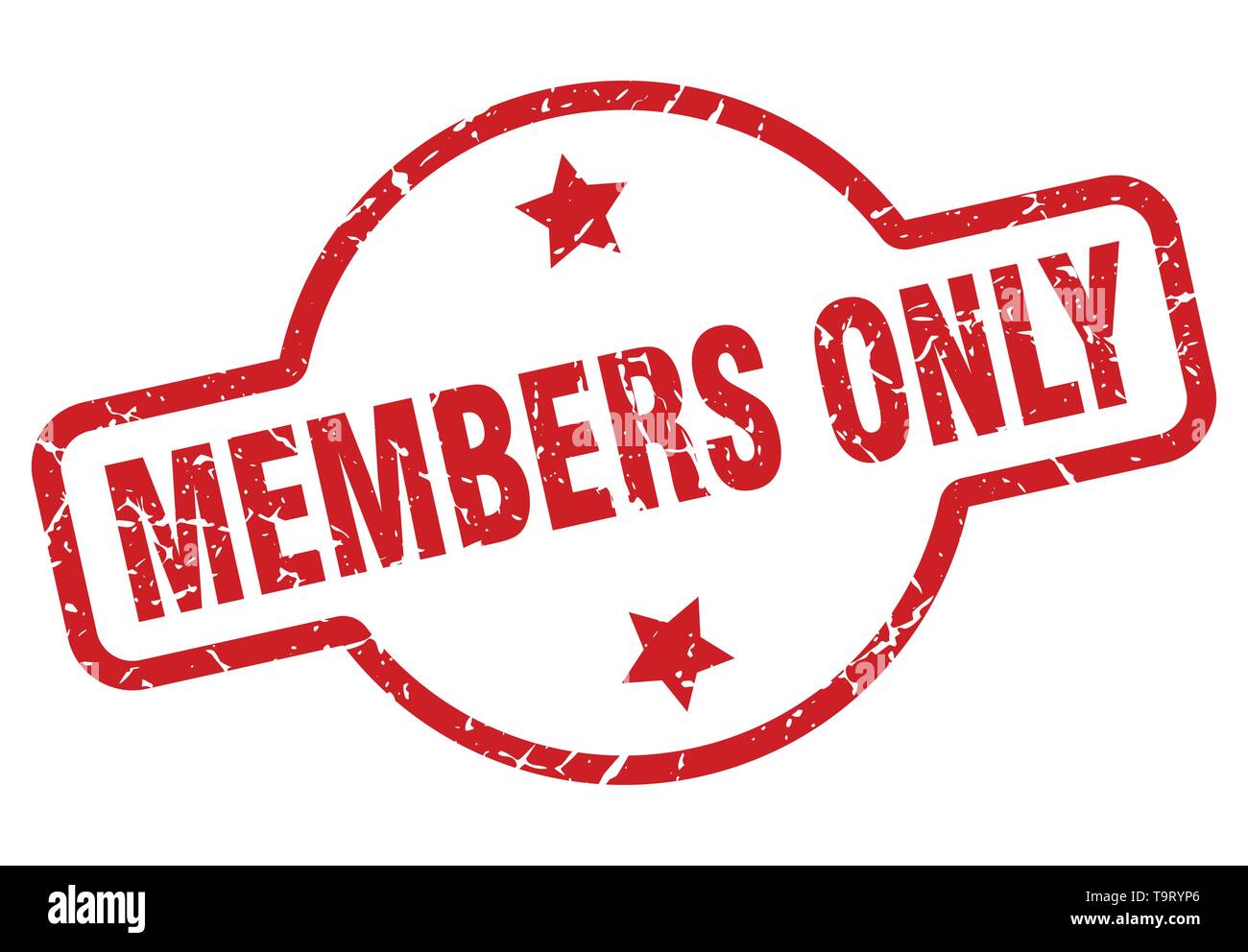 members only stamp isolated on white Stock Vector Image & Art - Alamy