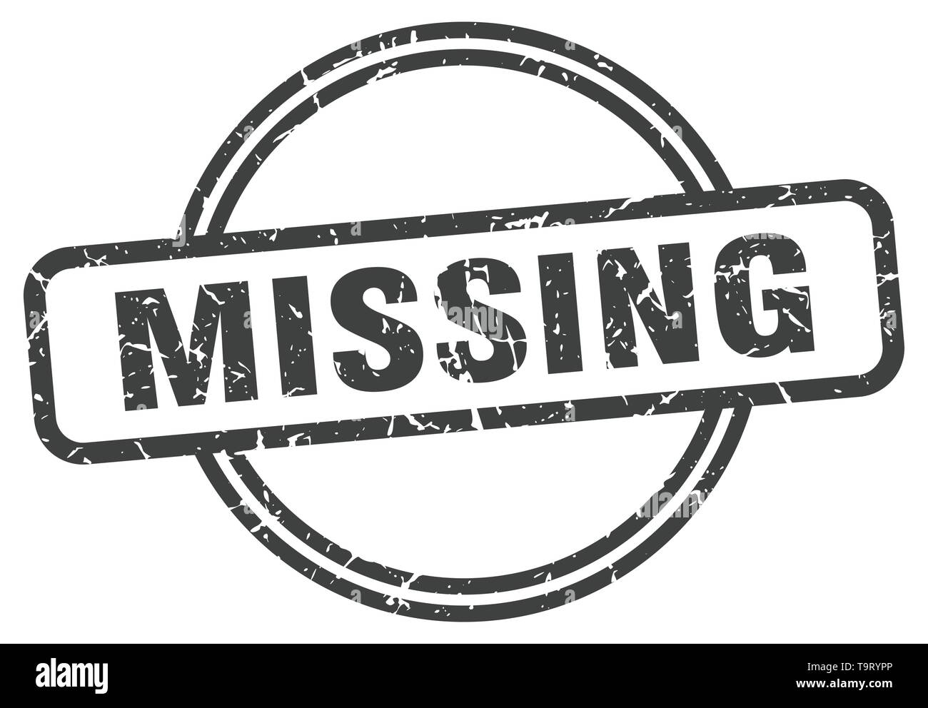 missing vintage stamp. missing sign Stock Vector Image & Art - Alamy