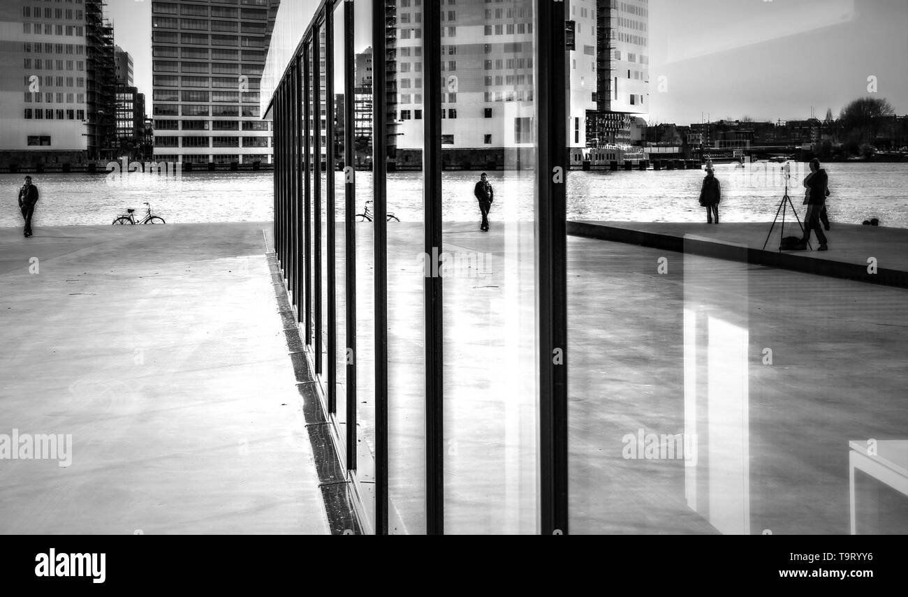 High Dynamic Range picture of architecture in Amsterdam on a sunny day ...