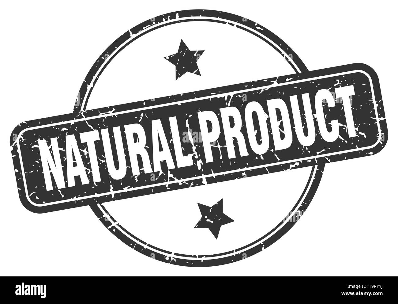 natural product round vintage grunge stamp Stock Vector Image & Art - Alamy