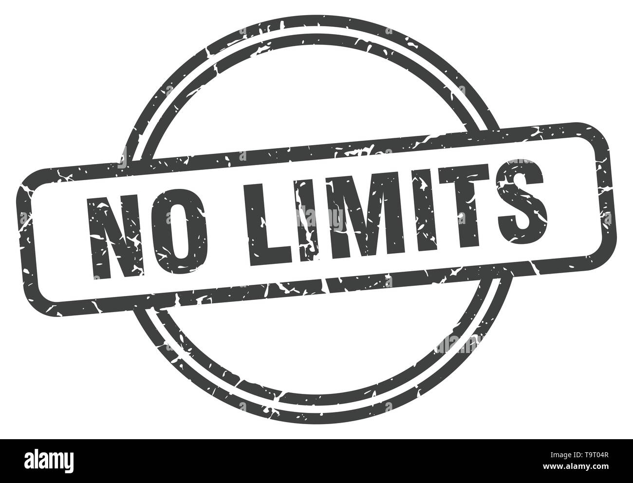 No limits stamp sign seal Cut Out Stock Images & Pictures - Alamy