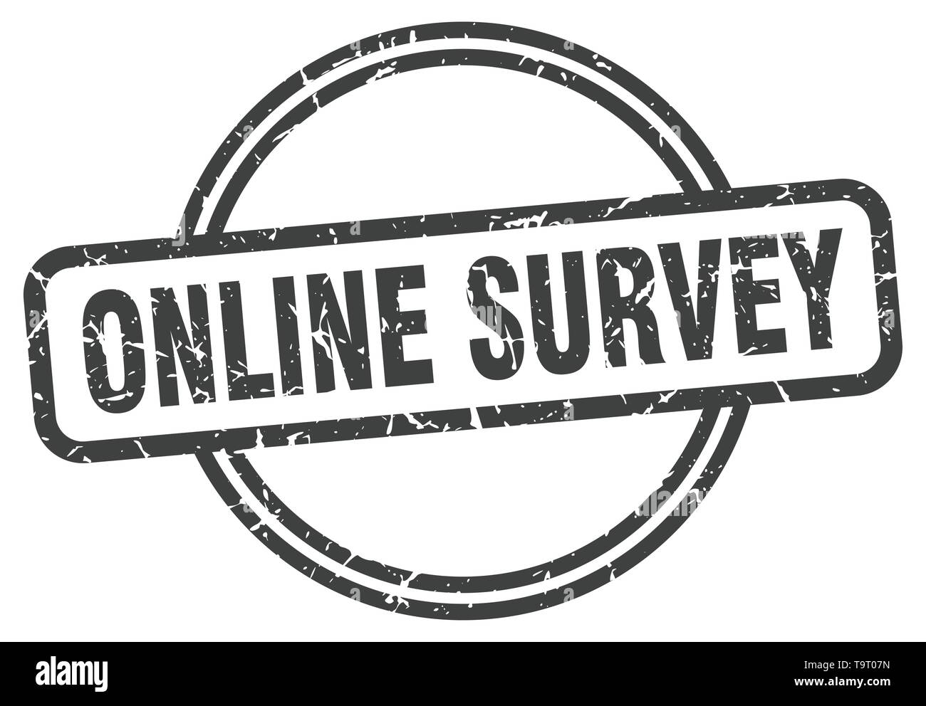 online survey vintage stamp. online survey sign Stock Vector Image ...