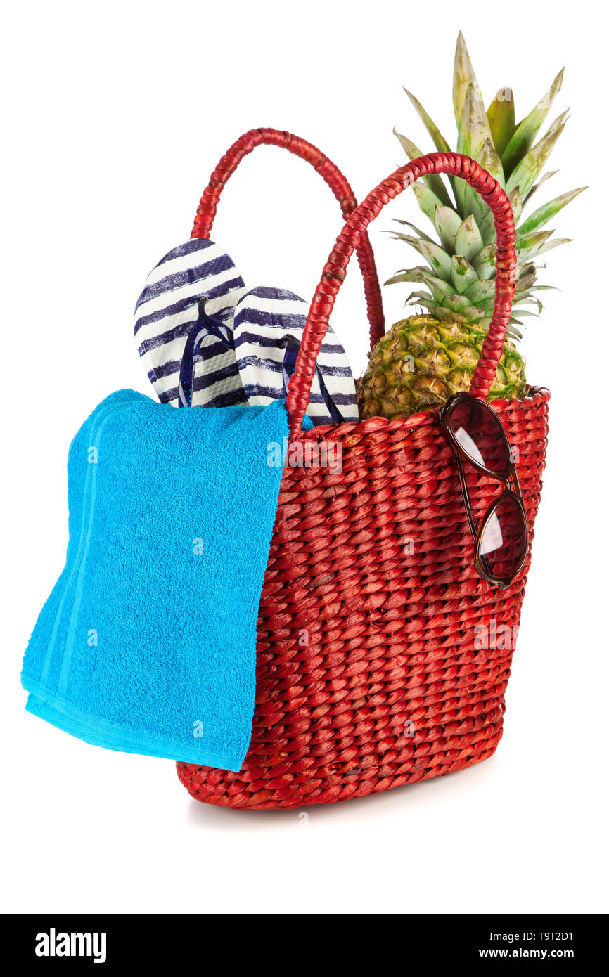 Pineapple on blue background Cut Out Stock Images & Pictures - Alamy