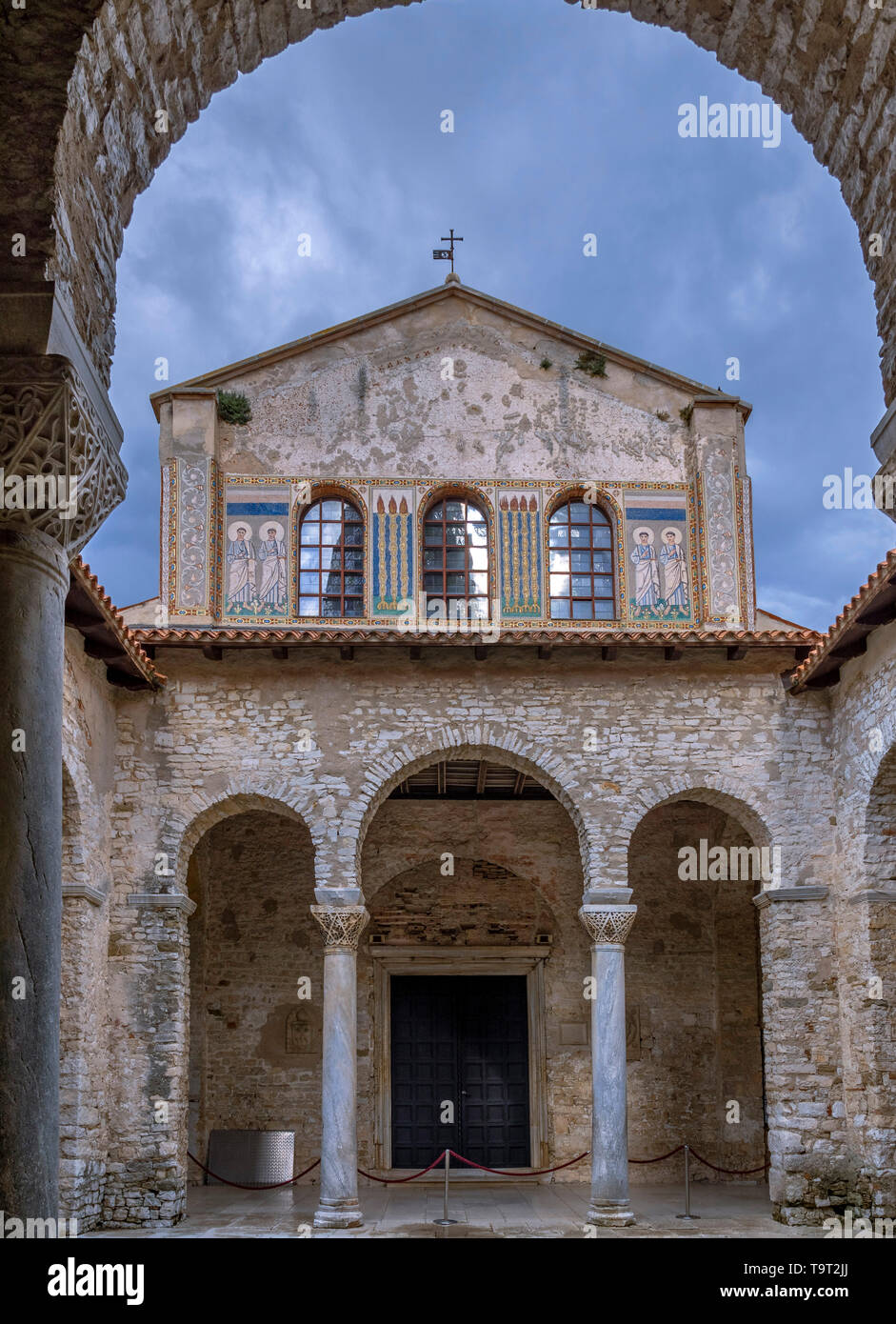 Euphrasius basilica, UNESCO world heritage, Porec, Istrien, Croatia ...