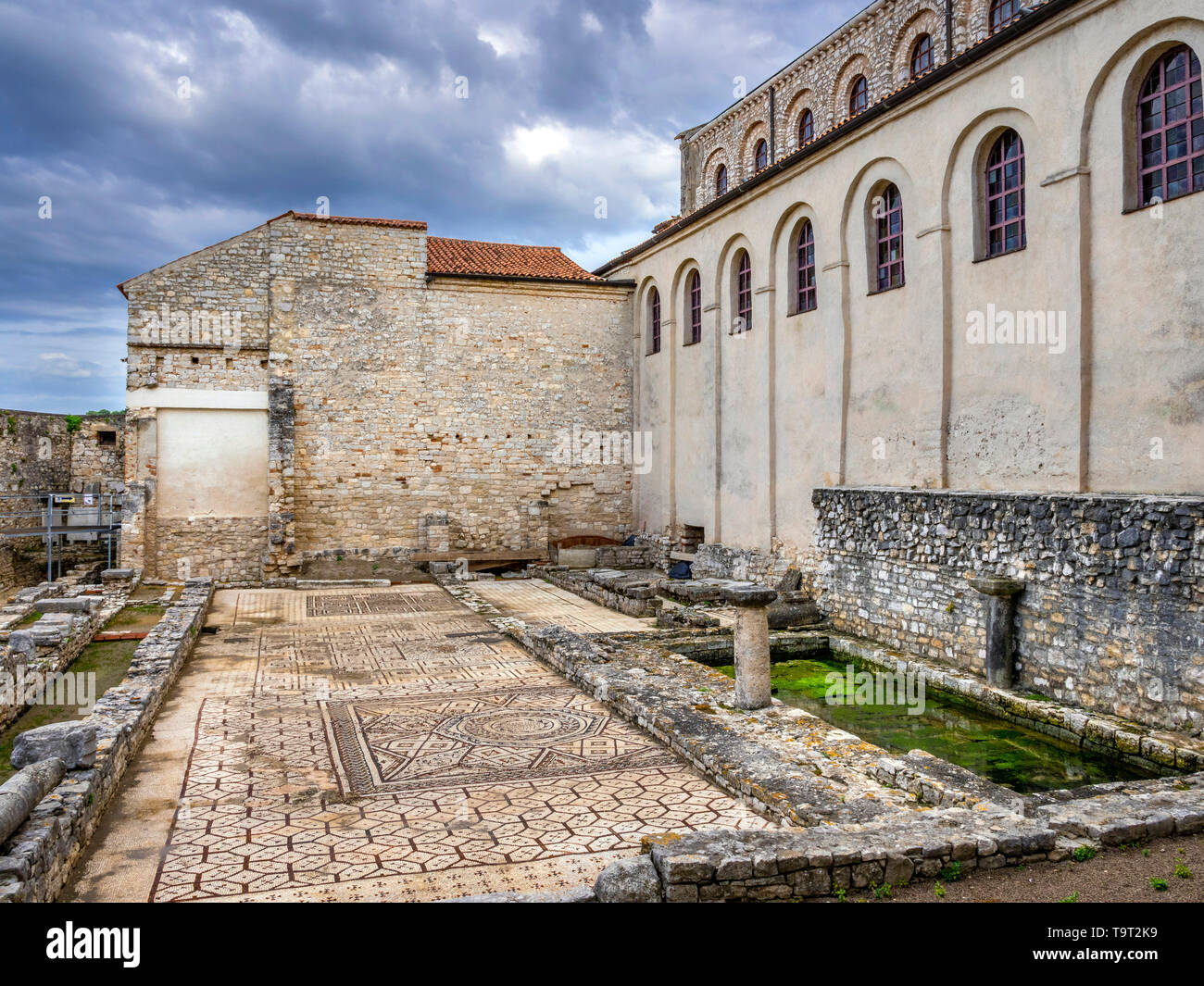 Euphrasius basilica, UNESCO world heritage, Porec, Istrien, Croatia ...