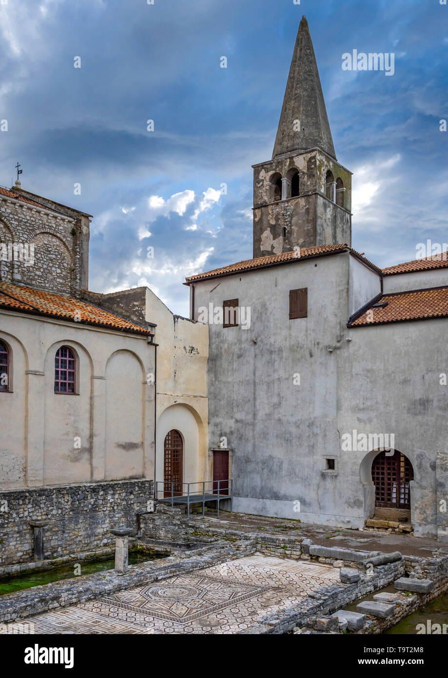 Euphrasius basilica, UNESCO world heritage, Porec, Istrien, Croatia ...