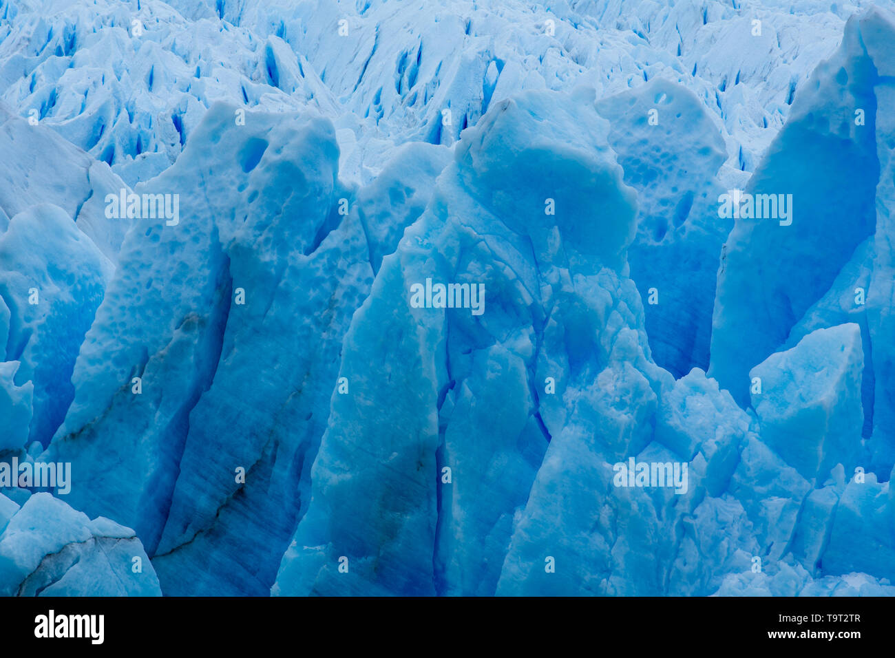 Detail images of the Perito Moreno Glacier in Los Glaciares National ...