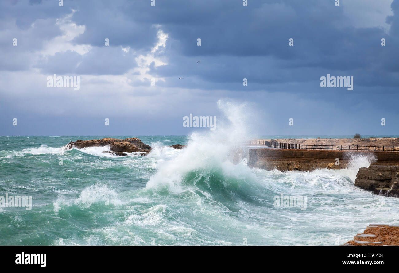 Stormy Ocean Wave Landscape Stormy Ocean Stock Photos And Images