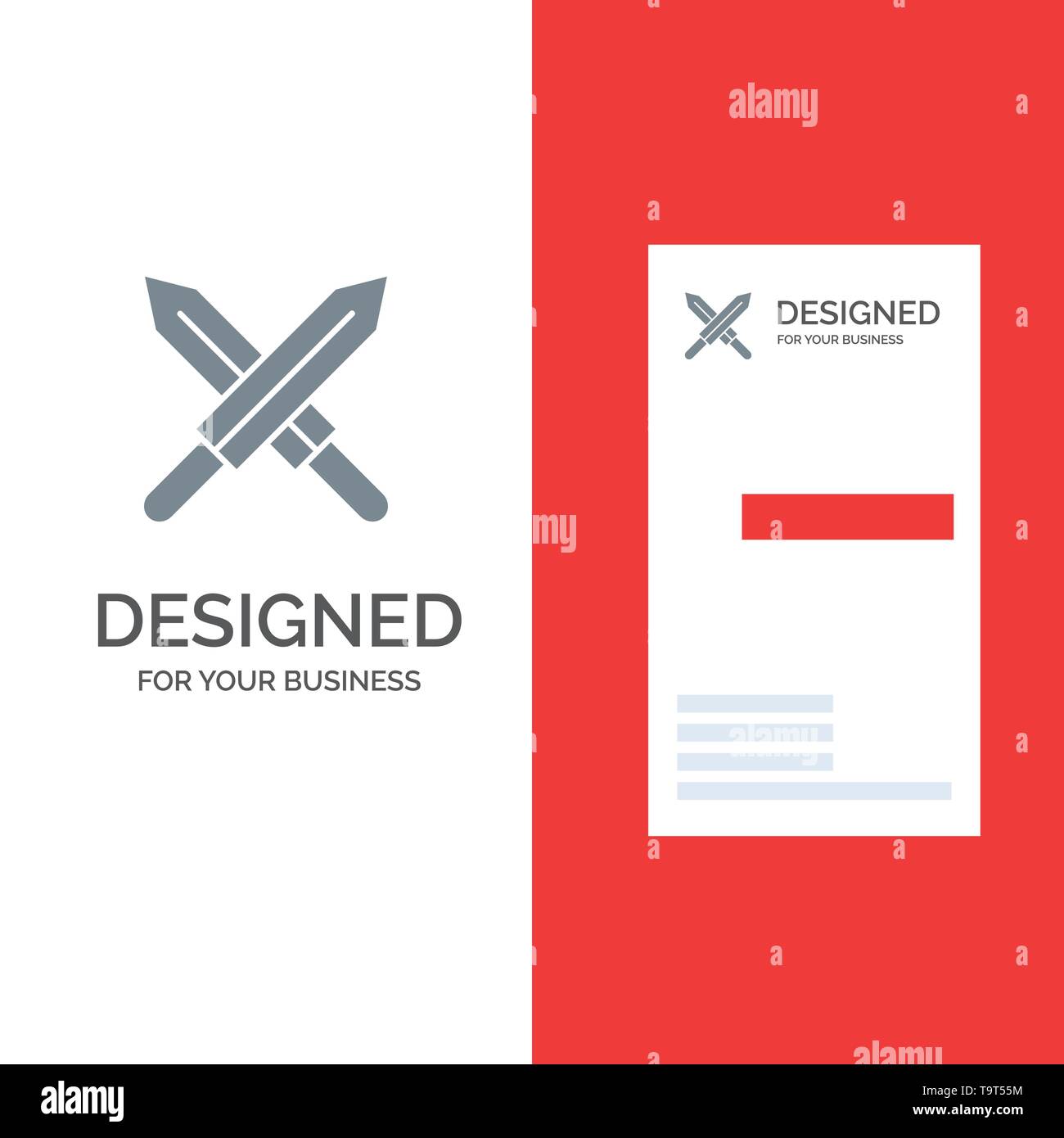 Grey sword Stock Vector Images - Alamy