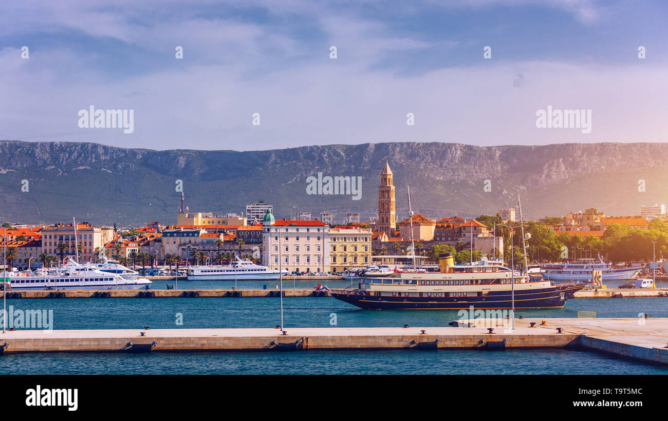 Split, Croatia (region of Dalmatia). UNESCO World Heritage Site. View ...