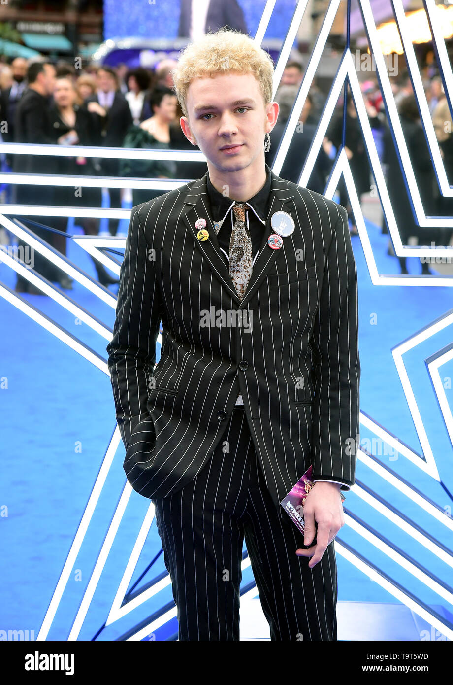 Evan Walsh attending the Rocketman UK Premiere, at the Odeon Luxe ...