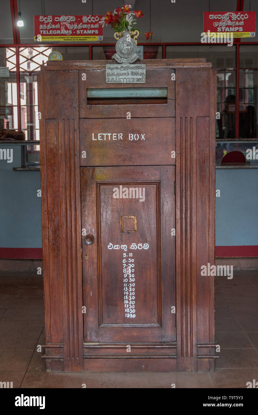 Sri Lanka trip, day 8: the original colonial-era letter box at the post ...