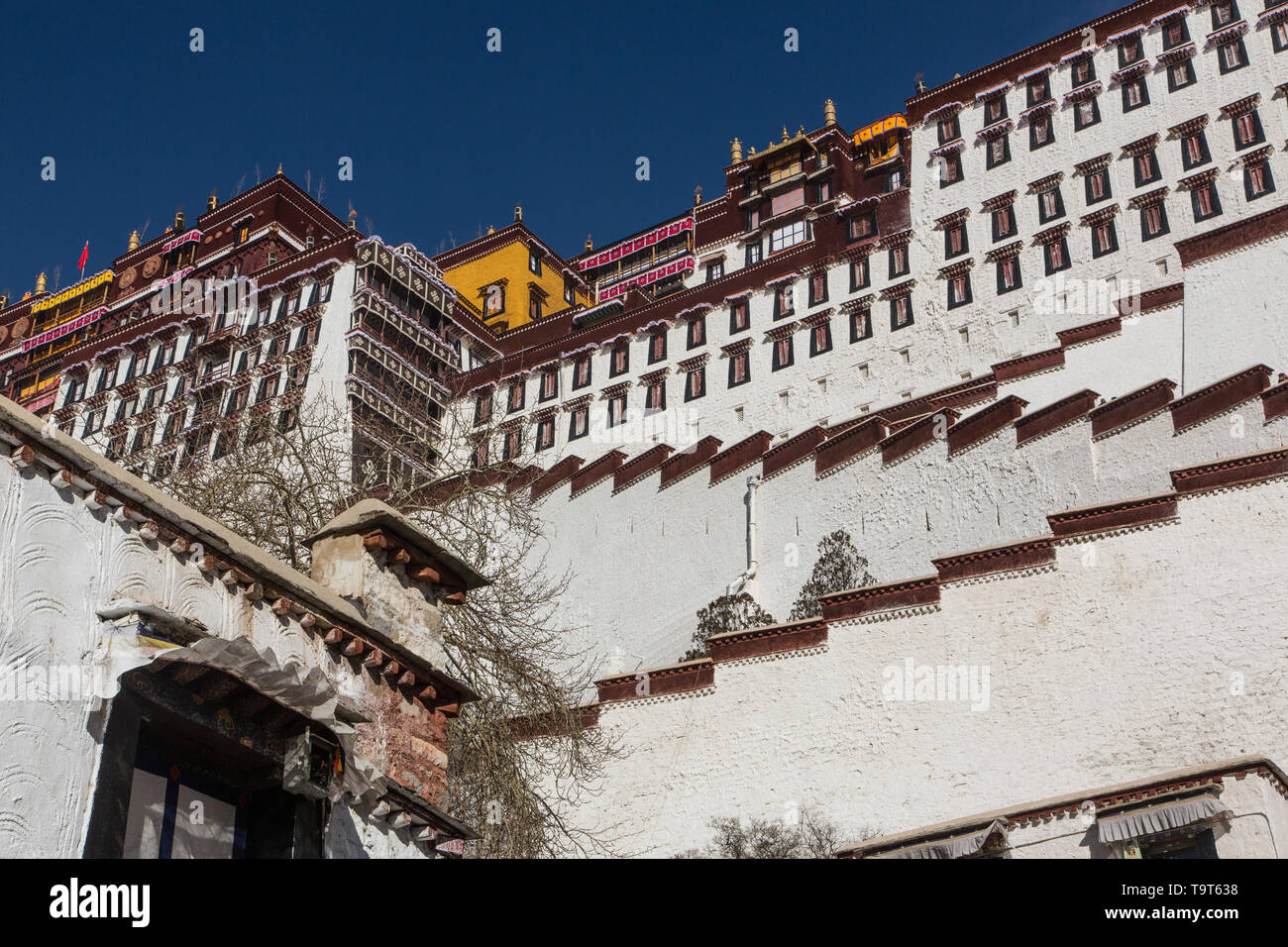 The Potala Palace was founded about 1645 A.D. and was the former summer ...
