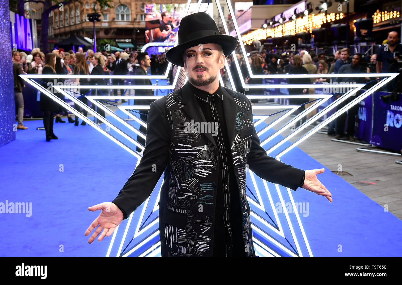Boy George attending the Rocketman UK Premiere, at the Odeon Luxe ...