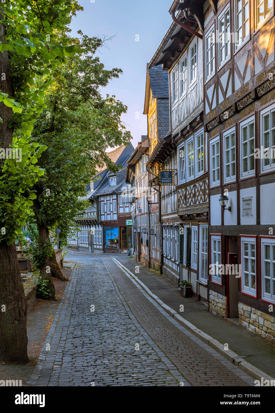 Historical Old Town in Goslar, UNESCO-world cultural heritage site ...