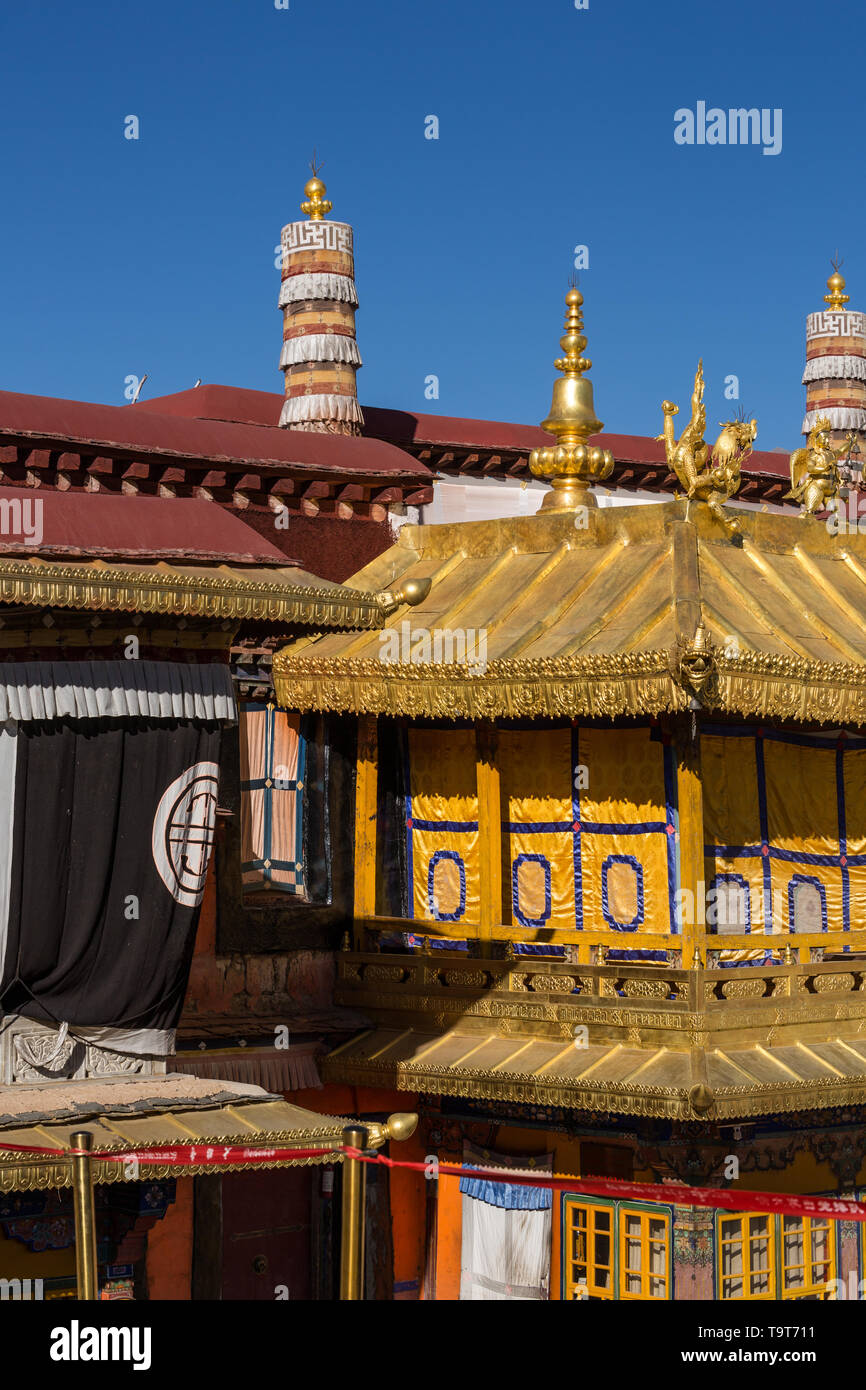 The Jokhang Temple was founded about 1652 A.D. It is the most sacred ...