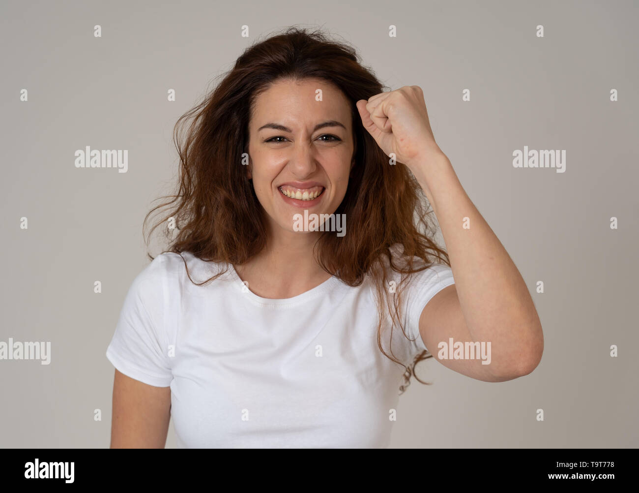 Happy excited positive emotion excitement hi-res stock photography and ...