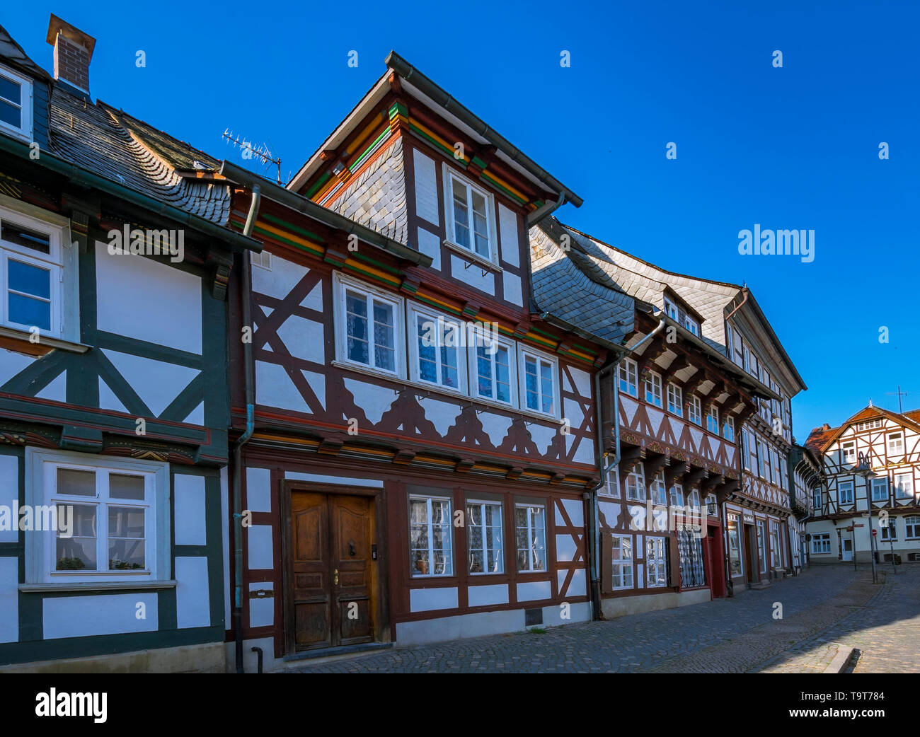 Historical Old Town in Goslar, UNESCO-world cultural heritage site ...