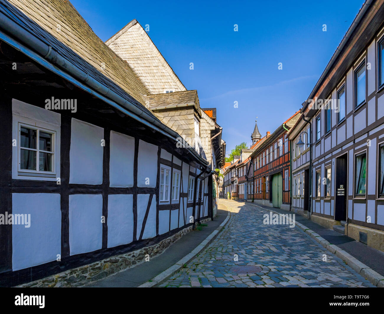 Historical Old Town in Goslar, UNESCO-world cultural heritage site ...