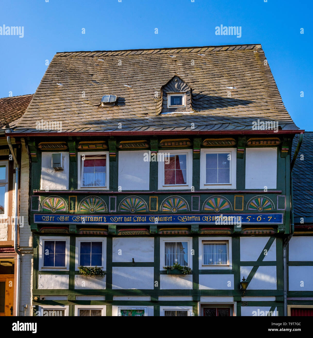 Historical Old Town in Goslar, UNESCO-world cultural heritage site ...