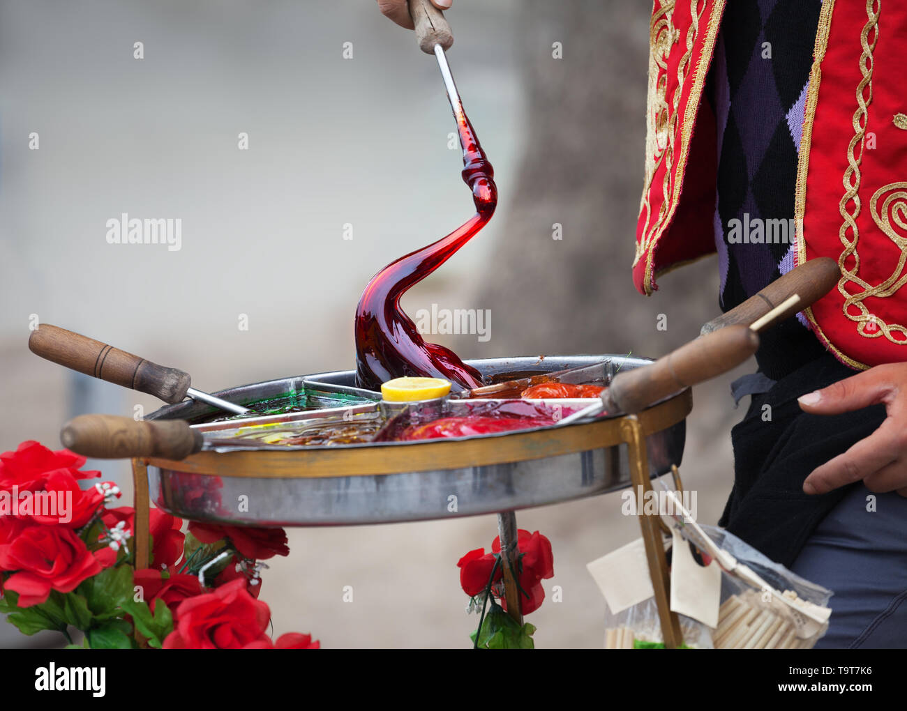 Macun - soft, sweet and colorful Turkish toffee paste in traditional ...