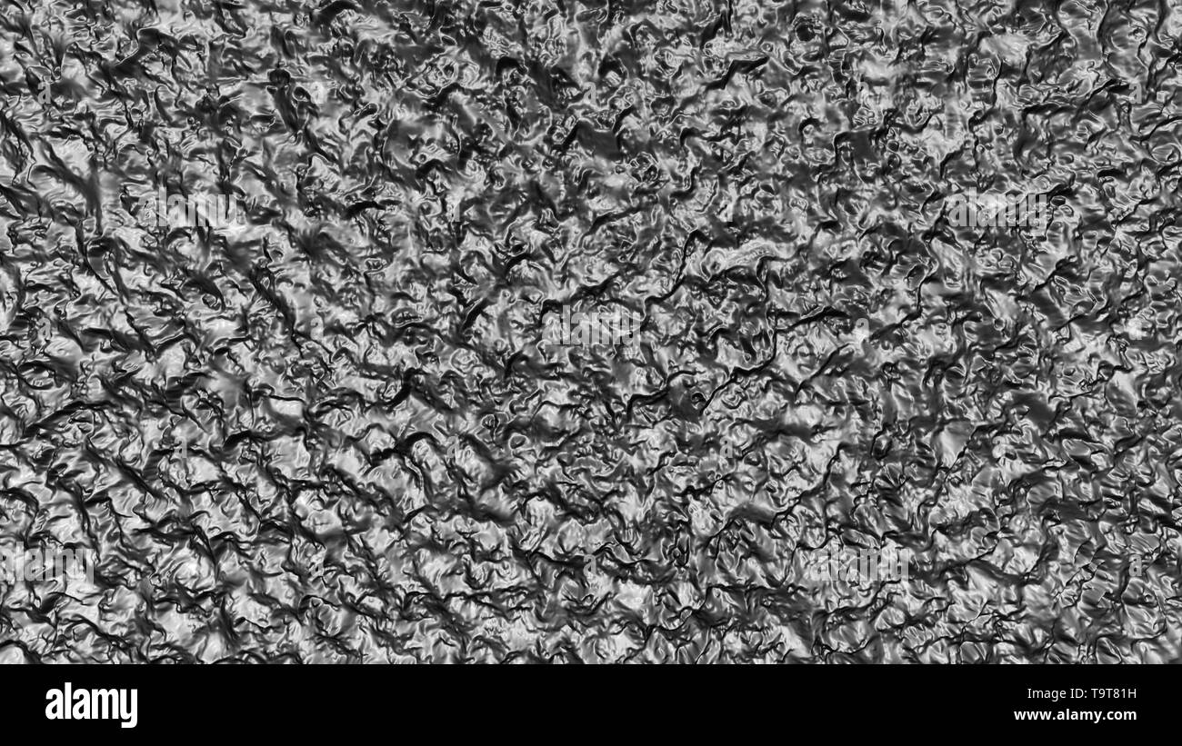 3D illustration of abstract volume background, grey/silver colored ...