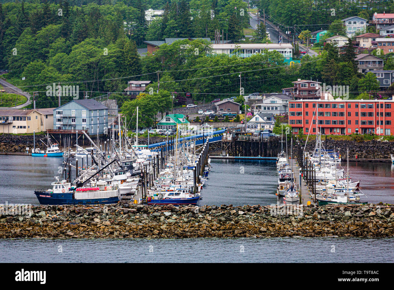 Harbor in Ketchikan Stock Photo - Alamy