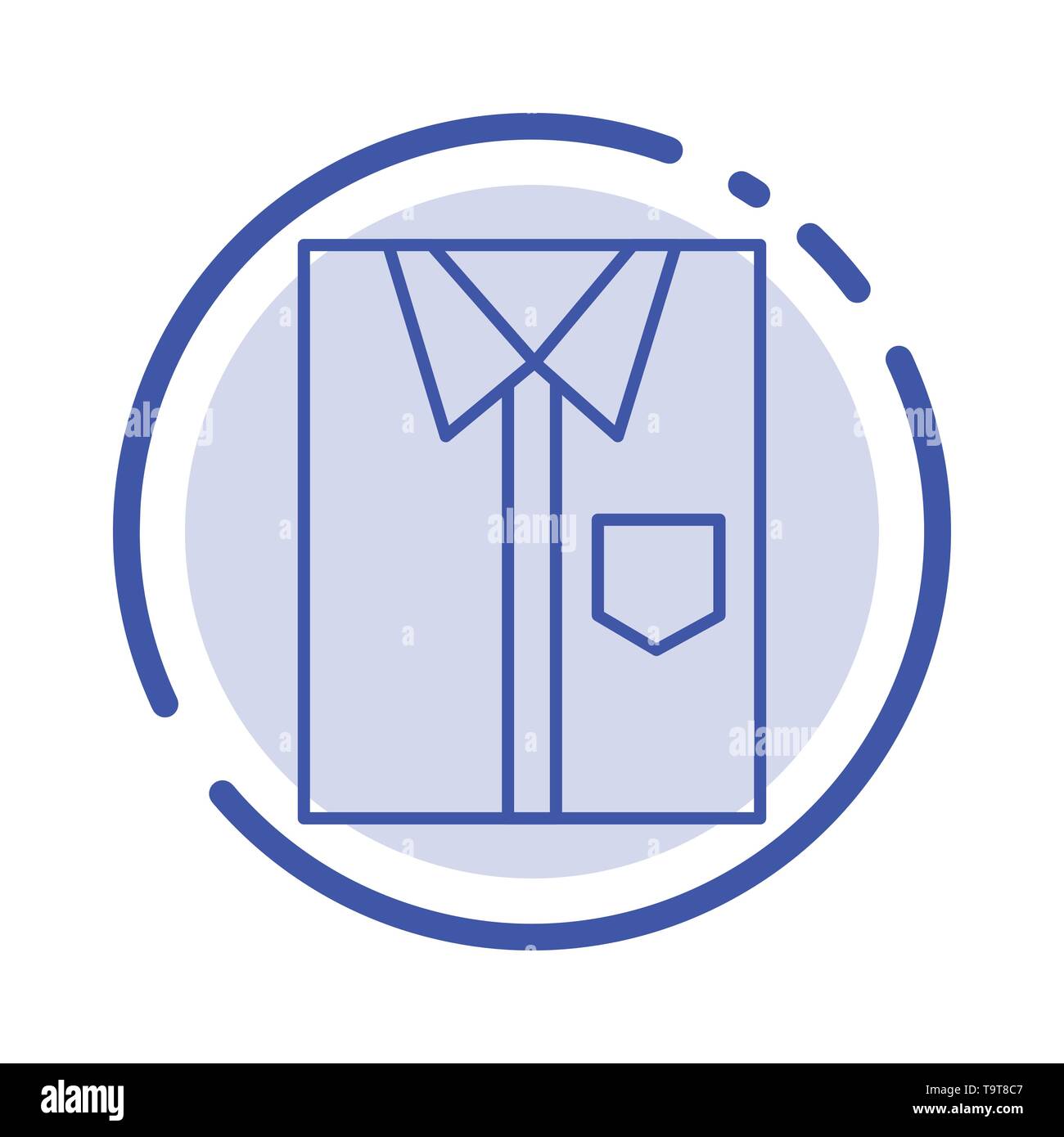 White shirt blue jacket Stock Vector Images - Alamy