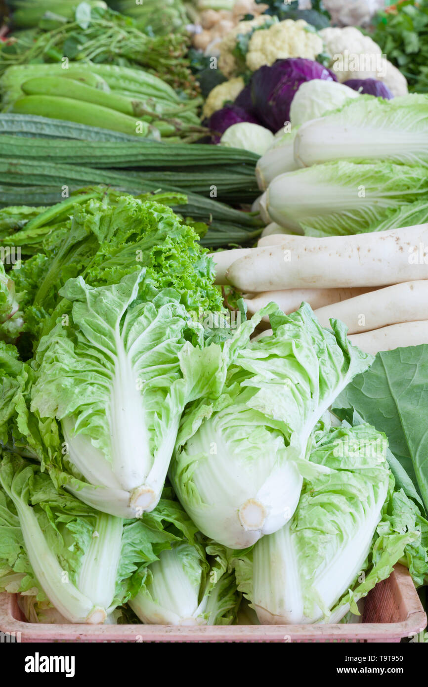 Asian green leafy vegetables hi-res stock photography and images - Alamy