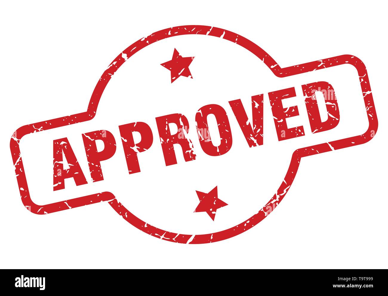 approved stamp isolated on white Stock Vector Image & Art - Alamy