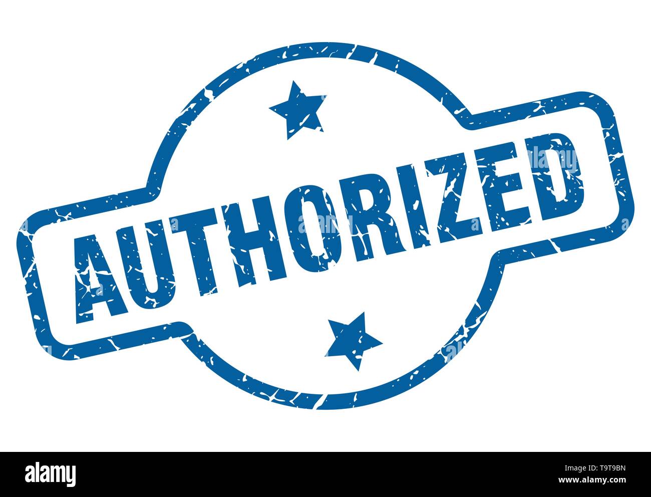authorized vintage stamp. authorized sign Stock Vector Image & Art - Alamy