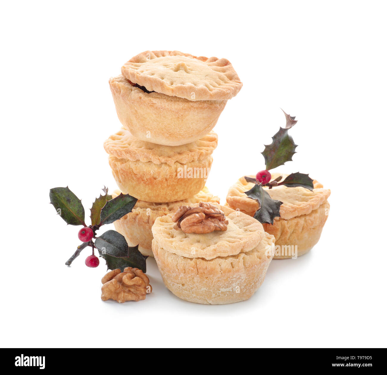 Stack of mince pies Cut Out Stock Images & Pictures - Alamy