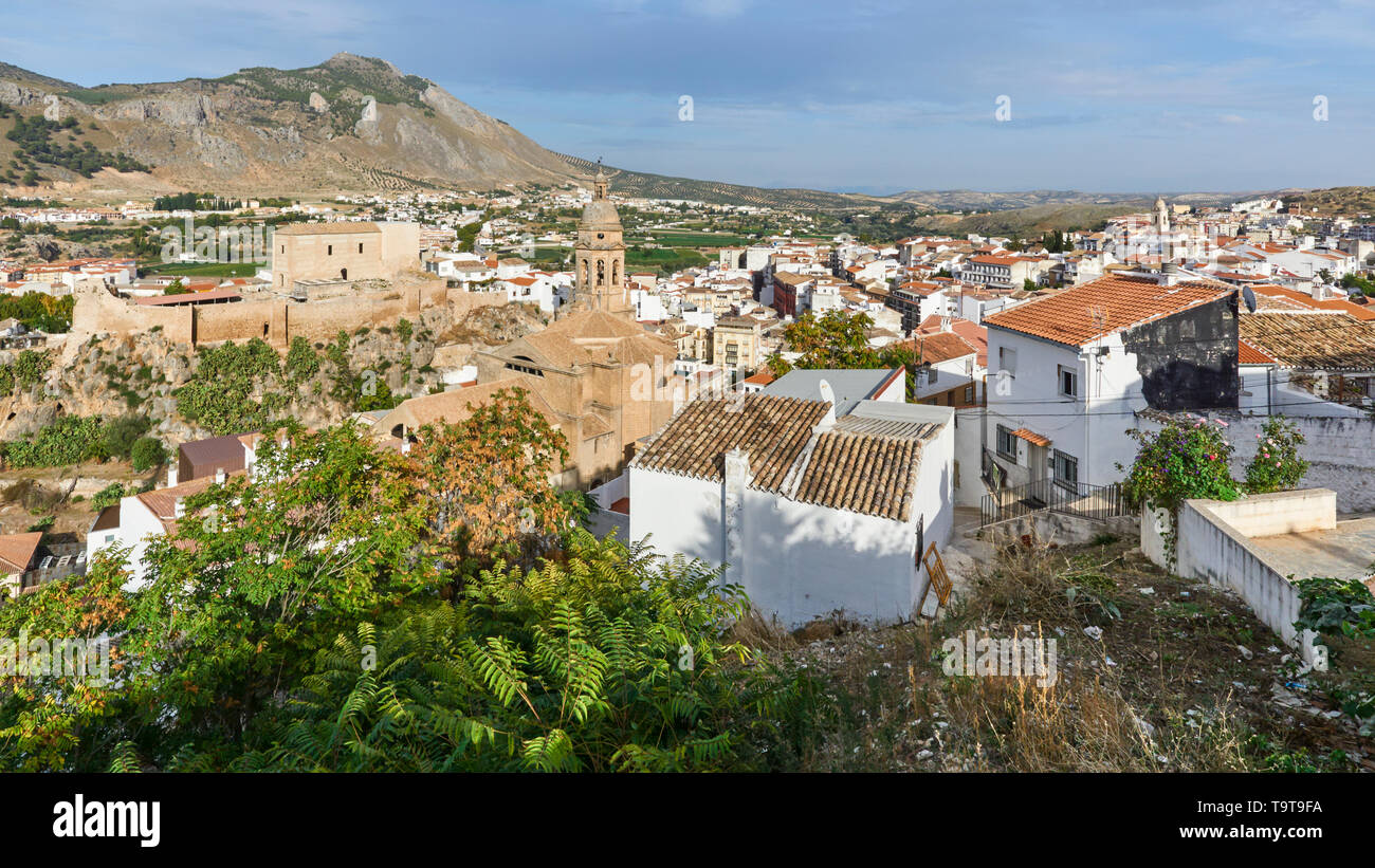 Views of Loja with the Church of the Incarnation. Granada Stock Photo ...