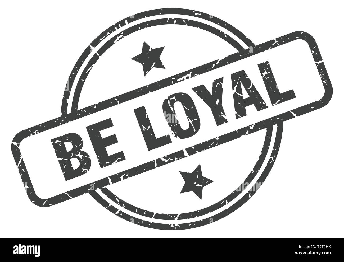 be loyal stamp isolated on white Stock Vector Image & Art - Alamy