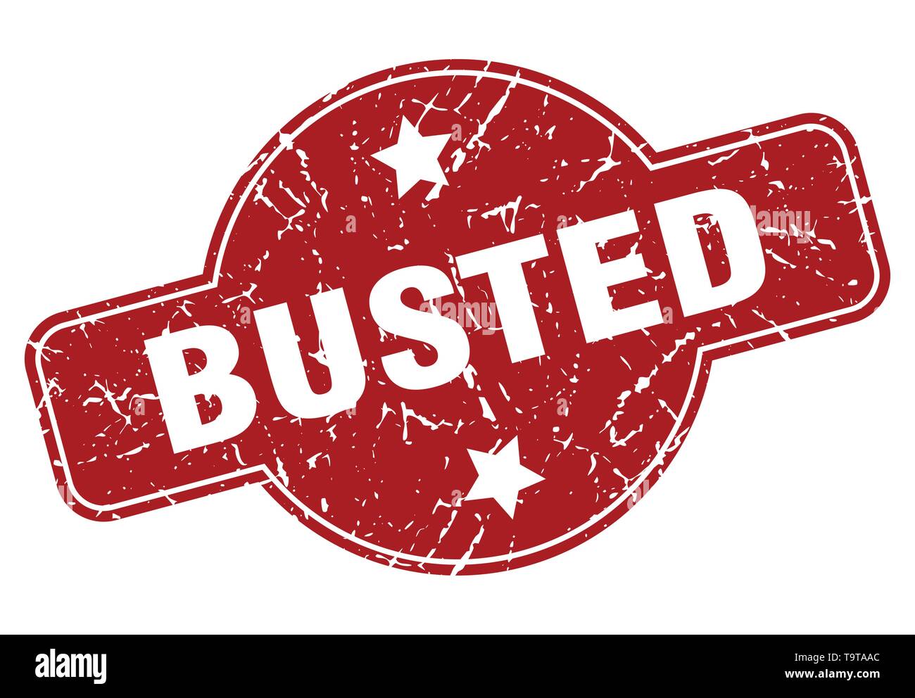 busted vintage stamp. busted sign Stock Vector Image & Art - Alamy