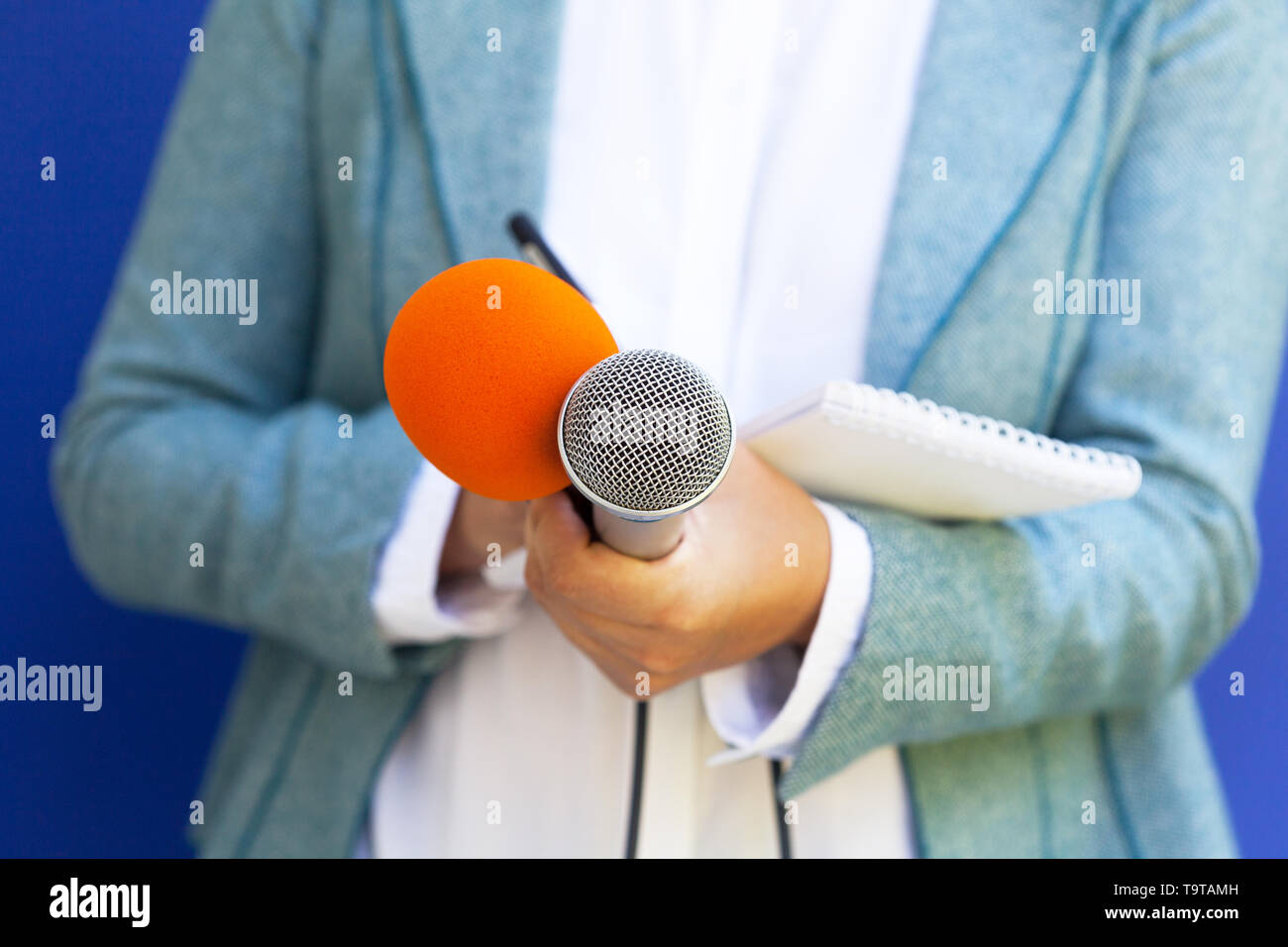 Journalist taking notes hi-res stock photography and images - Alamy