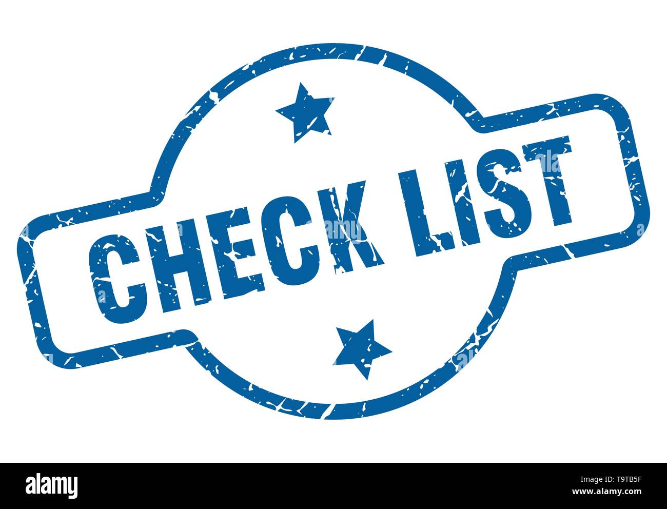 check list vintage stamp. check list sign Stock Vector Image & Art - Alamy