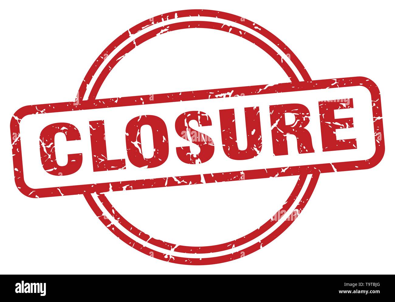 Closure stamp label round Stock Vector Images - Alamy
