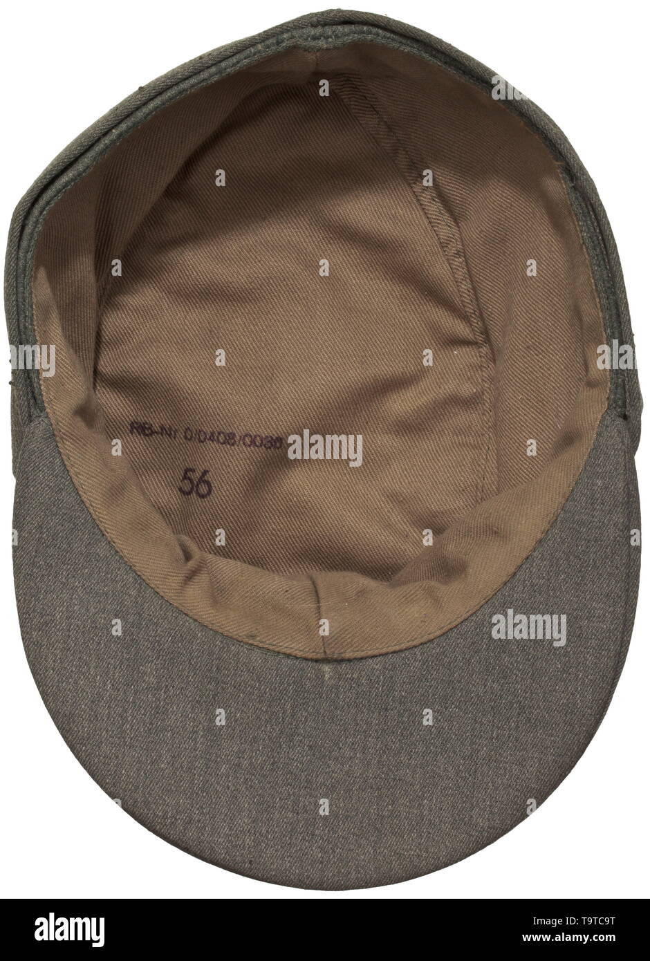 A field cap M 43 for coastal artillery personnel depot piece made from ...