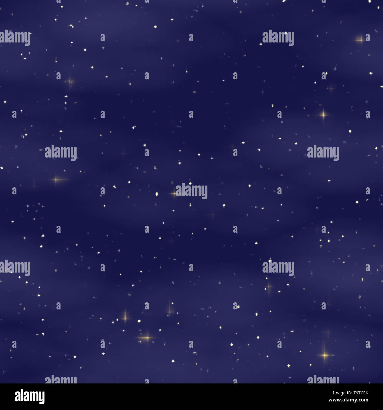 Starry Night Sky and Clouds Seamless Texture Tile Stock Photo - Alamy